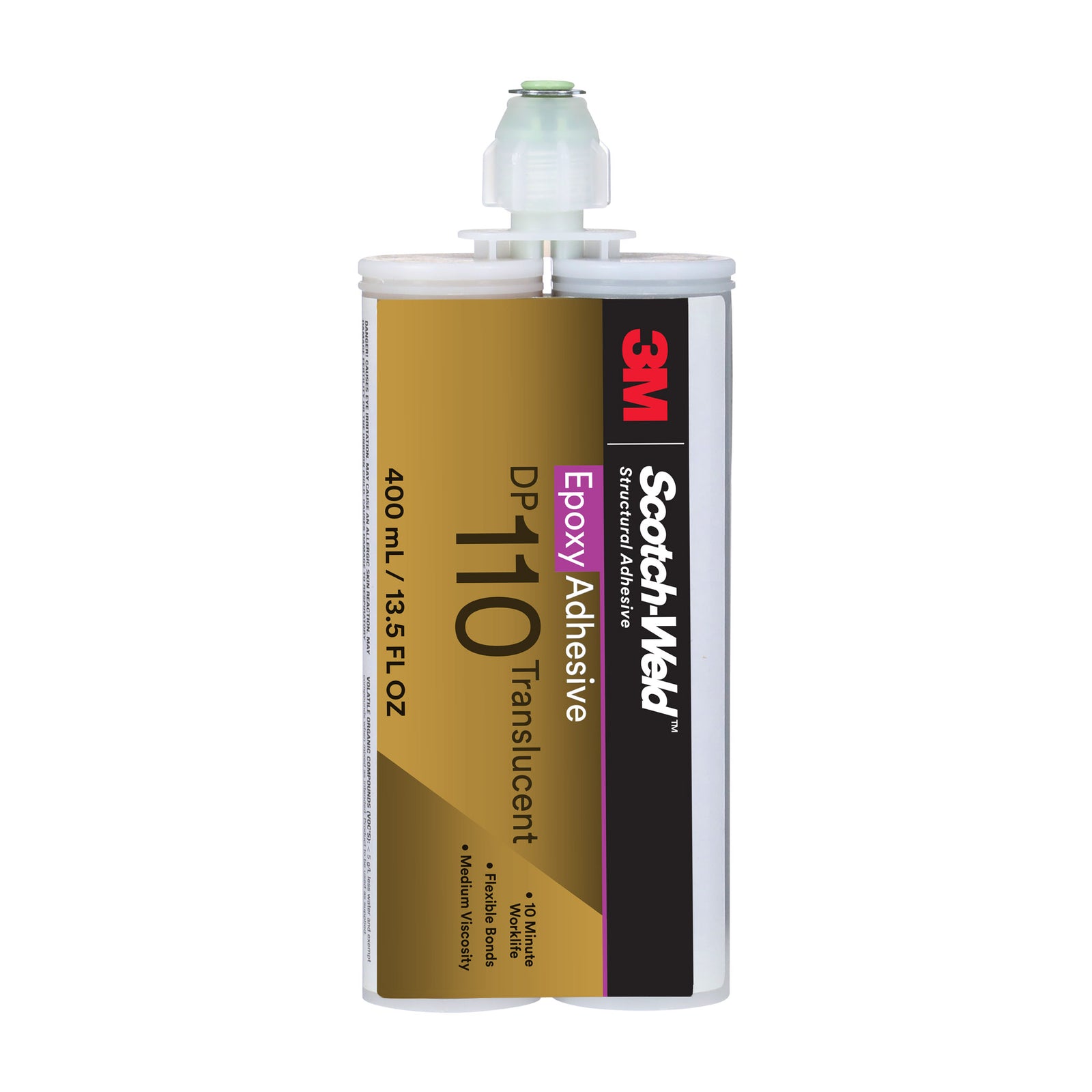 3M DP110 Epoxy Adhesive - Flexible Adhesive for Plastic and Metal