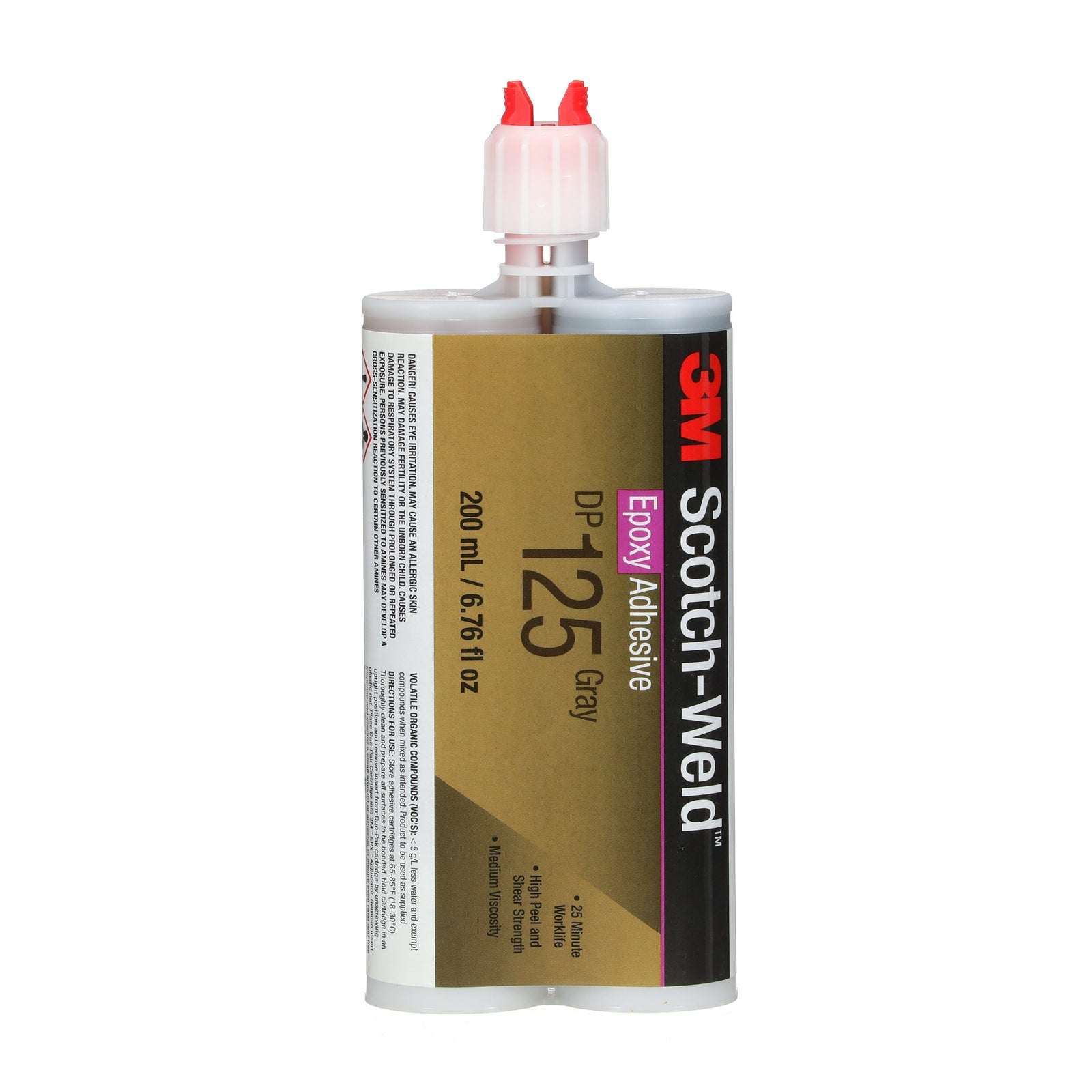 3M DP125 Gray Epoxy Adhesive - Long Work Life Epoxy Adhesive