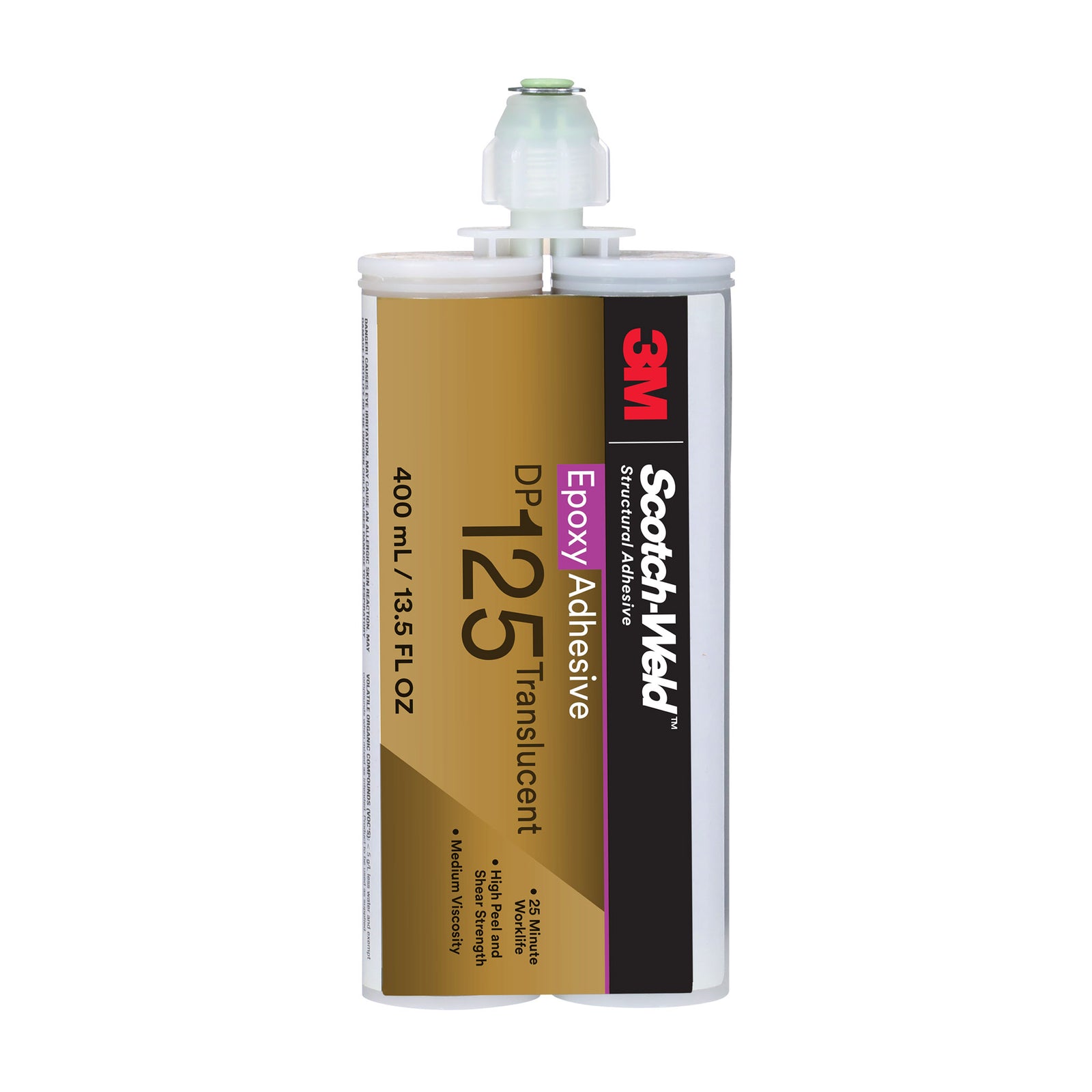 3M DP125 Translucent Epoxy Adhesive - Long Work Life Epoxy