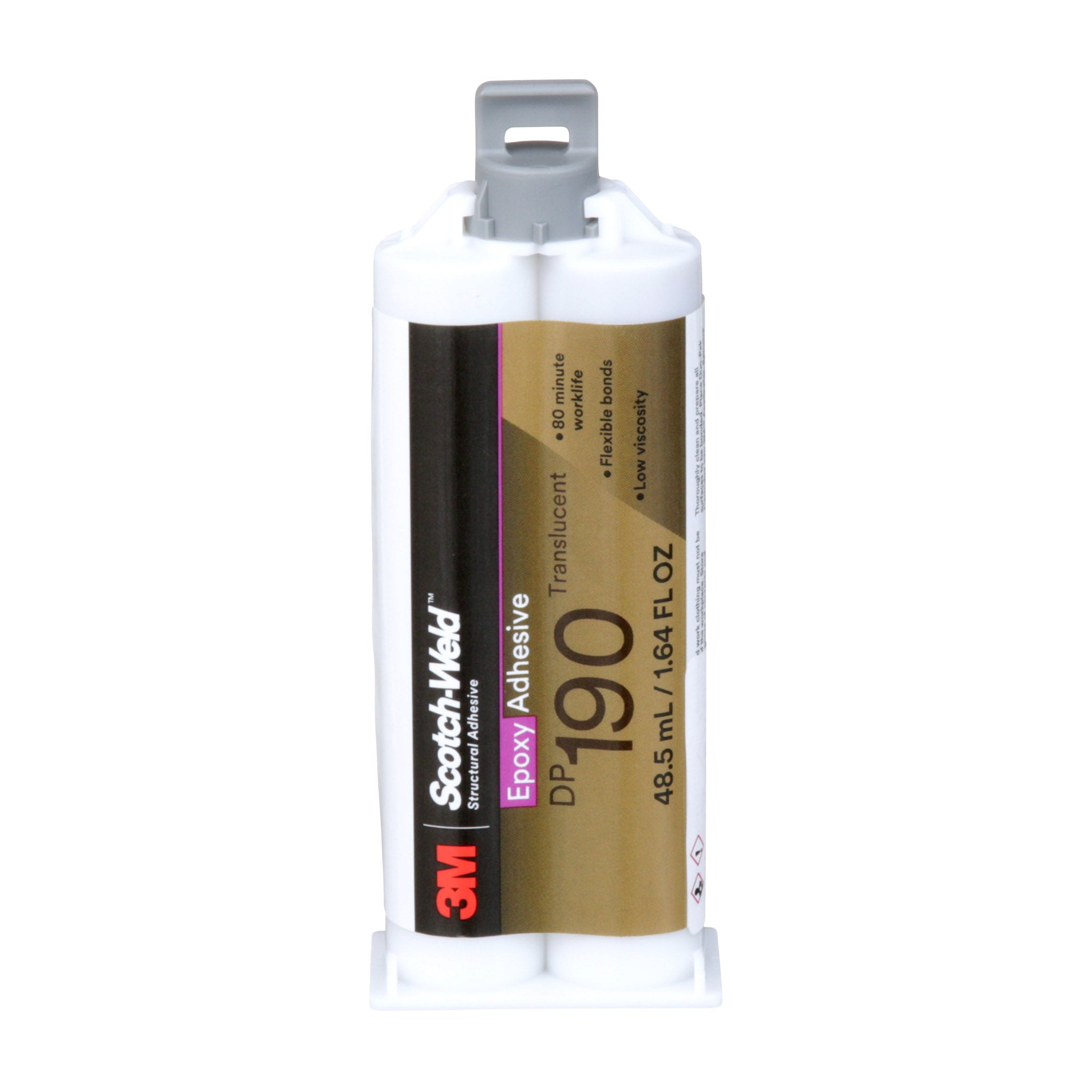 3M DP190 Translucent Epoxy Adhesive- Long 90 Minute Work Life Epoxy