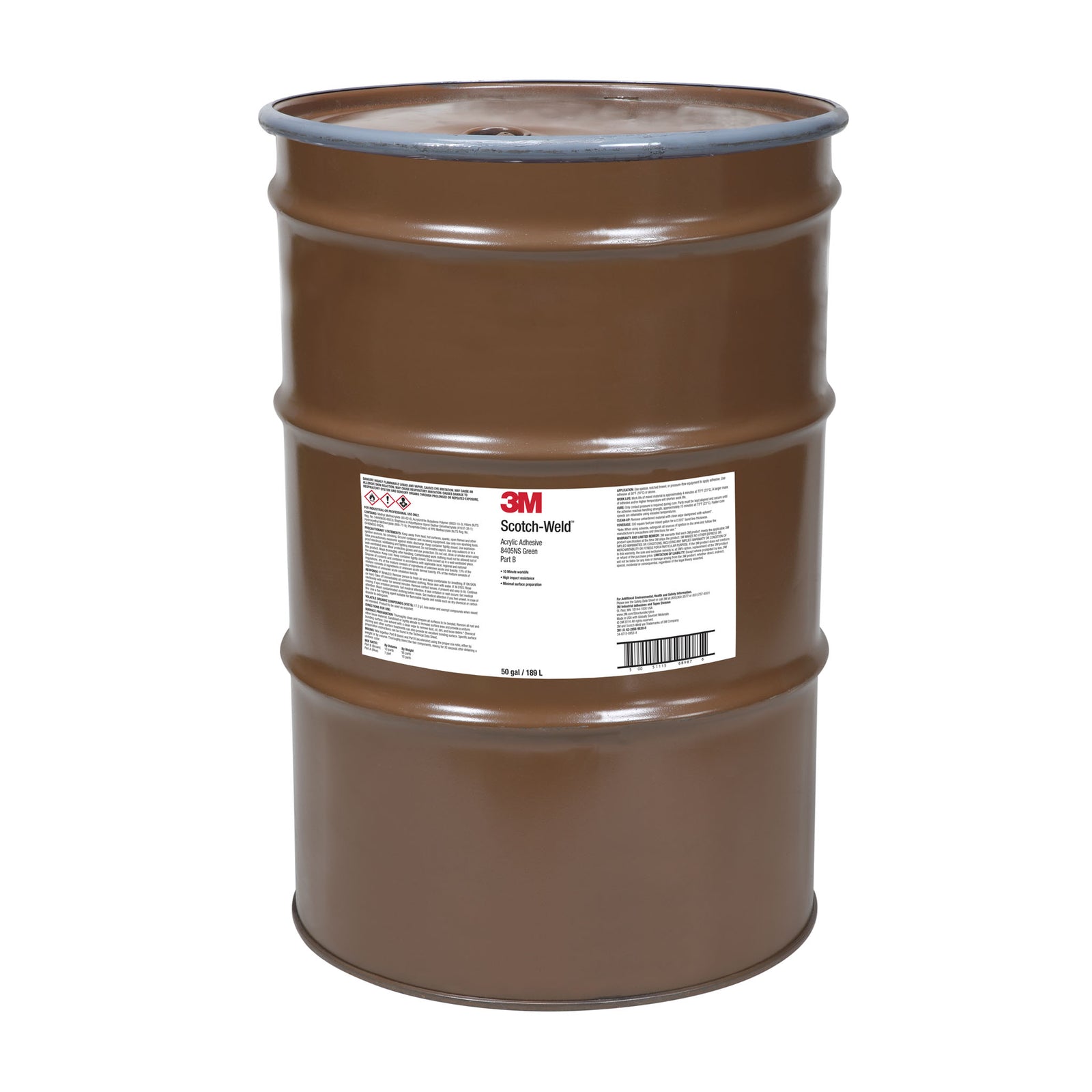 3M Scotch-Weld 8405NS Green Acrylic in 55 Gallon Drums - Part B