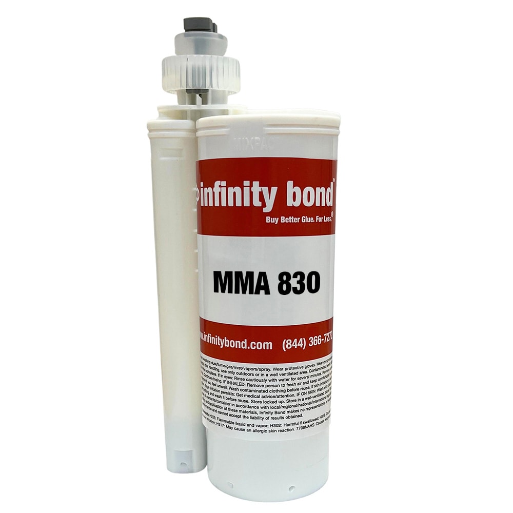 Infinity Bond MMA 830 Methacrylate Adhesive - 5 Minute Open Time