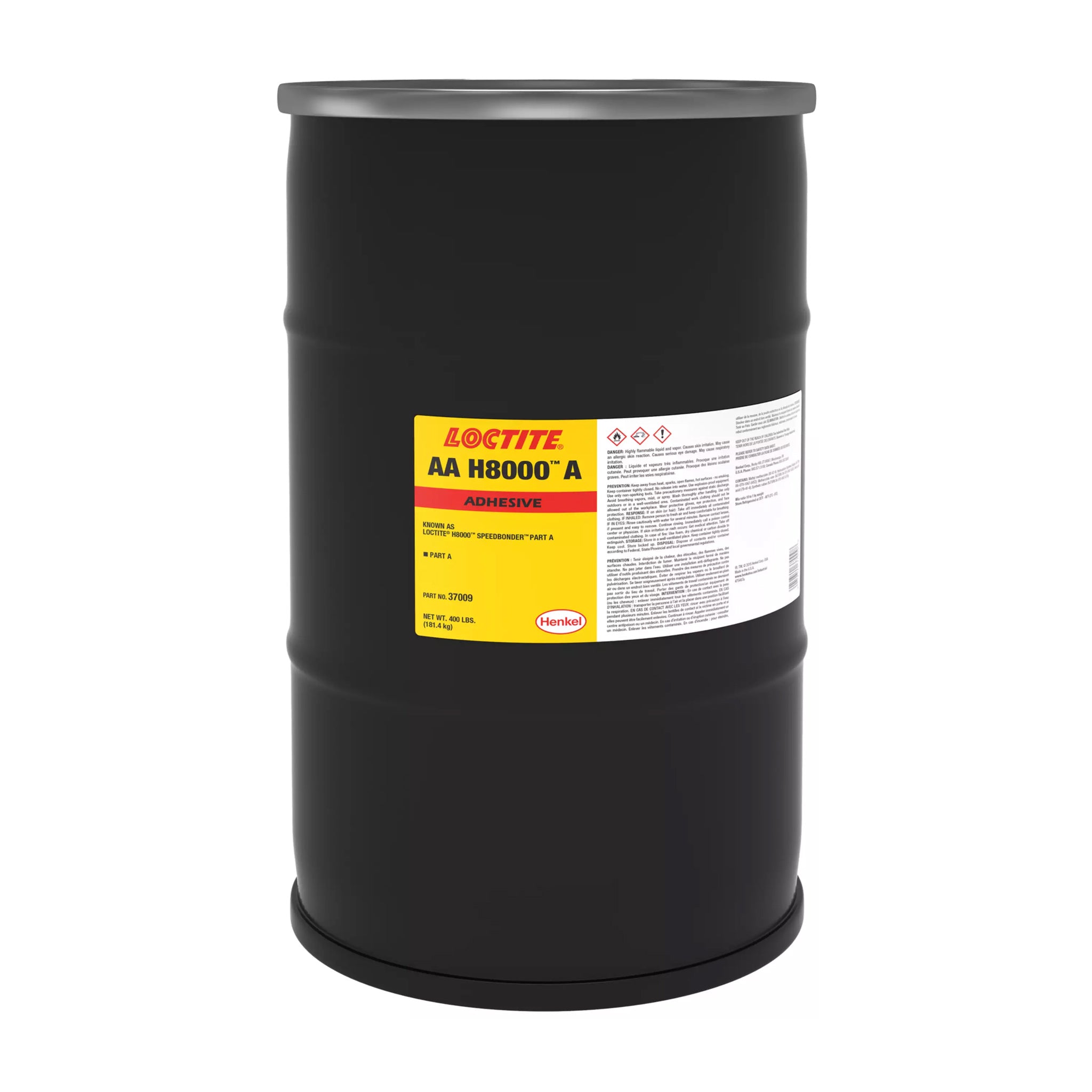 Loctite AA H8000 Green Acrylic Adhesive in 55 Gallon Drums - Part A