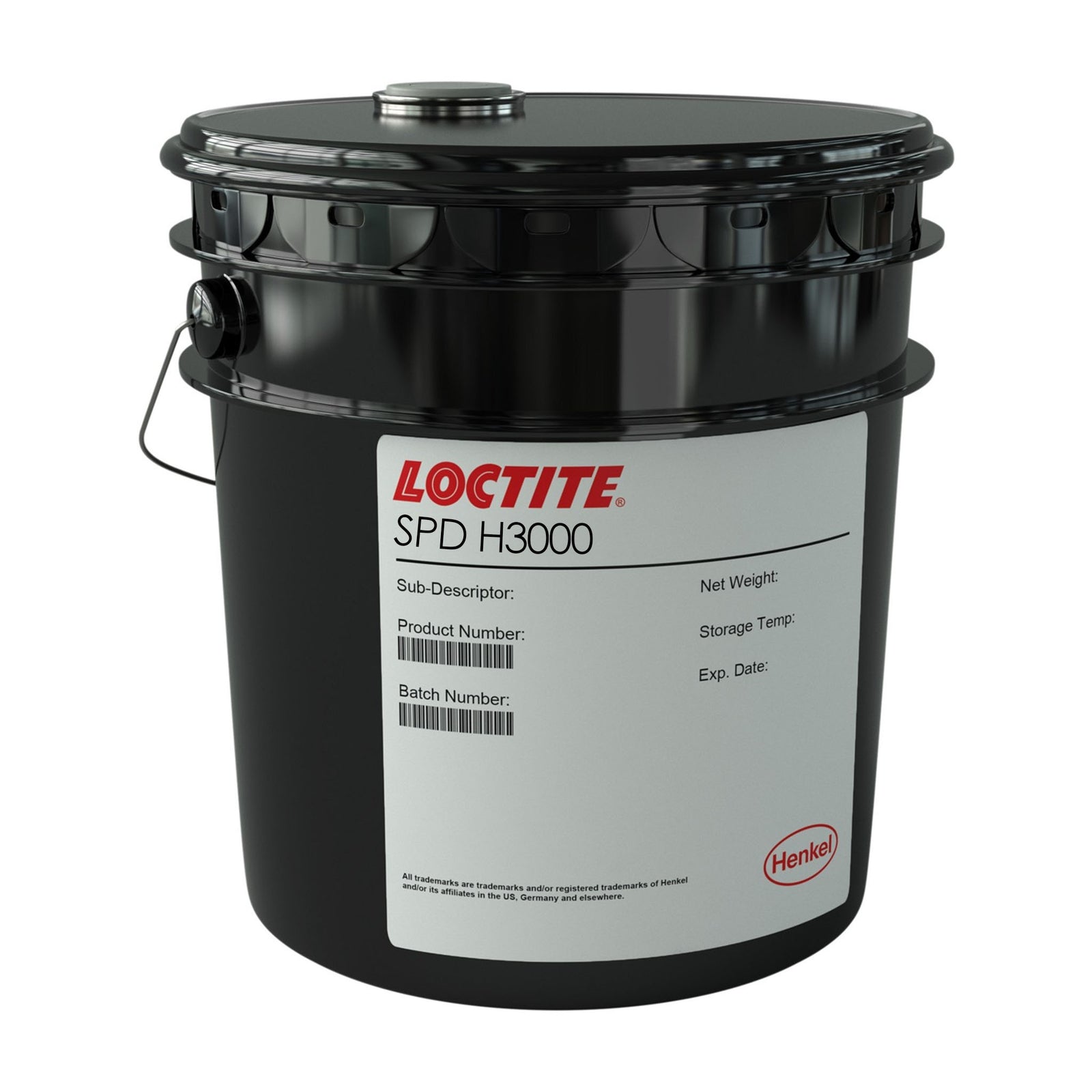 Loctite SPD H3000 Acrylic Adhesive in 5 Gallon Pails - Part A & B