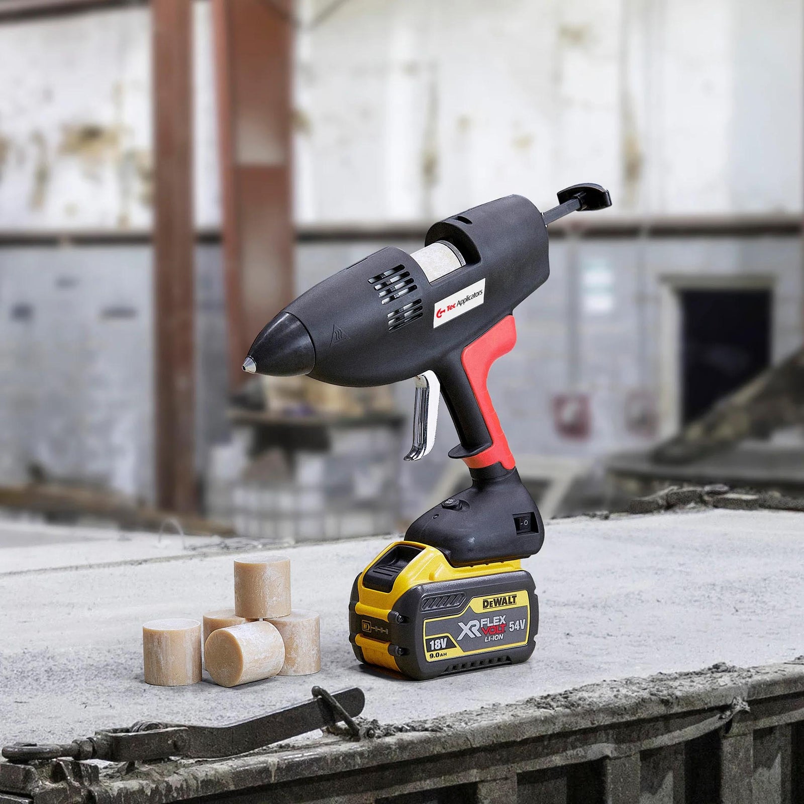 Power Adhesives Tec 3508 Battery Powered Glue Gun