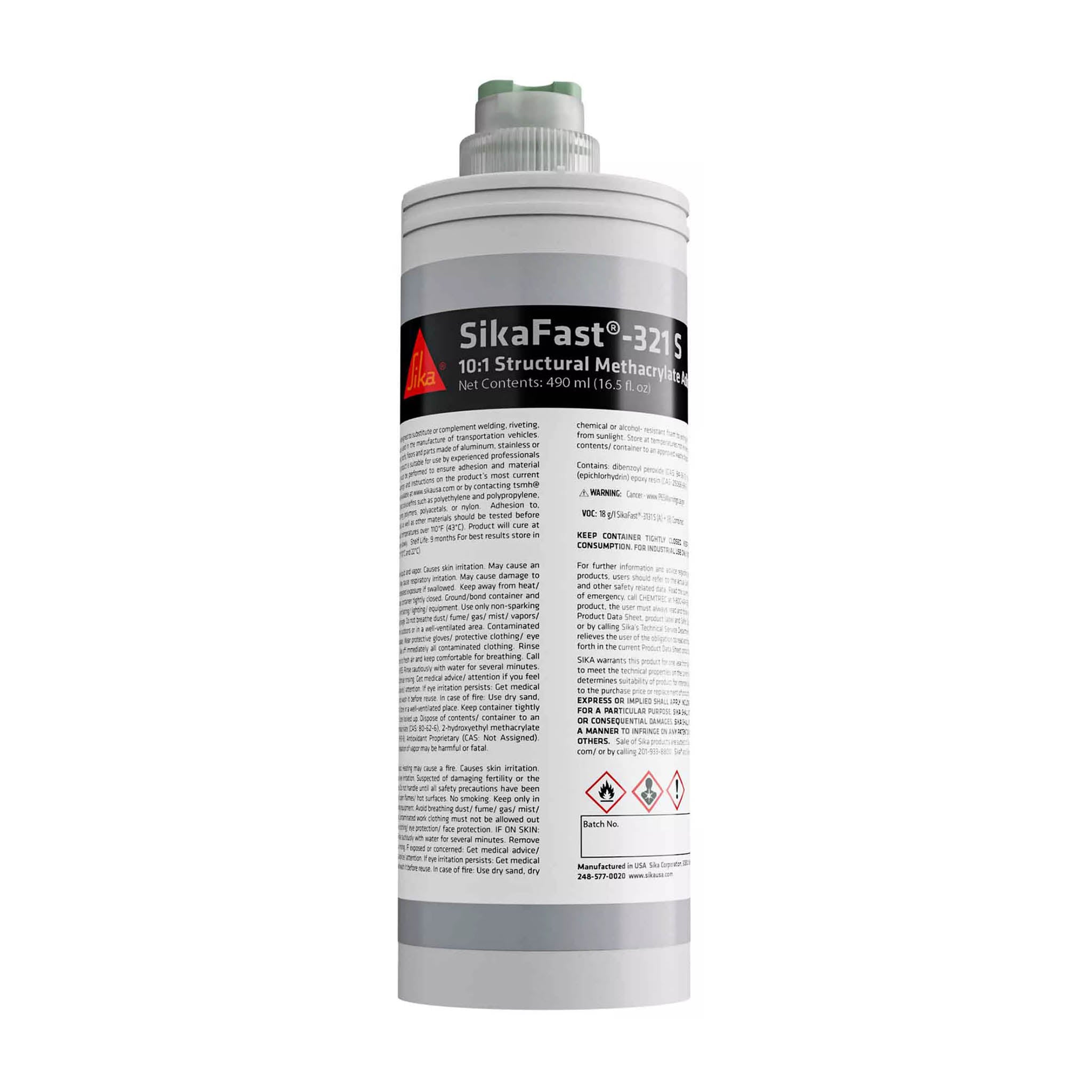 SikaFast 321 S Fast Curing Methacrylate Structural Adhesive