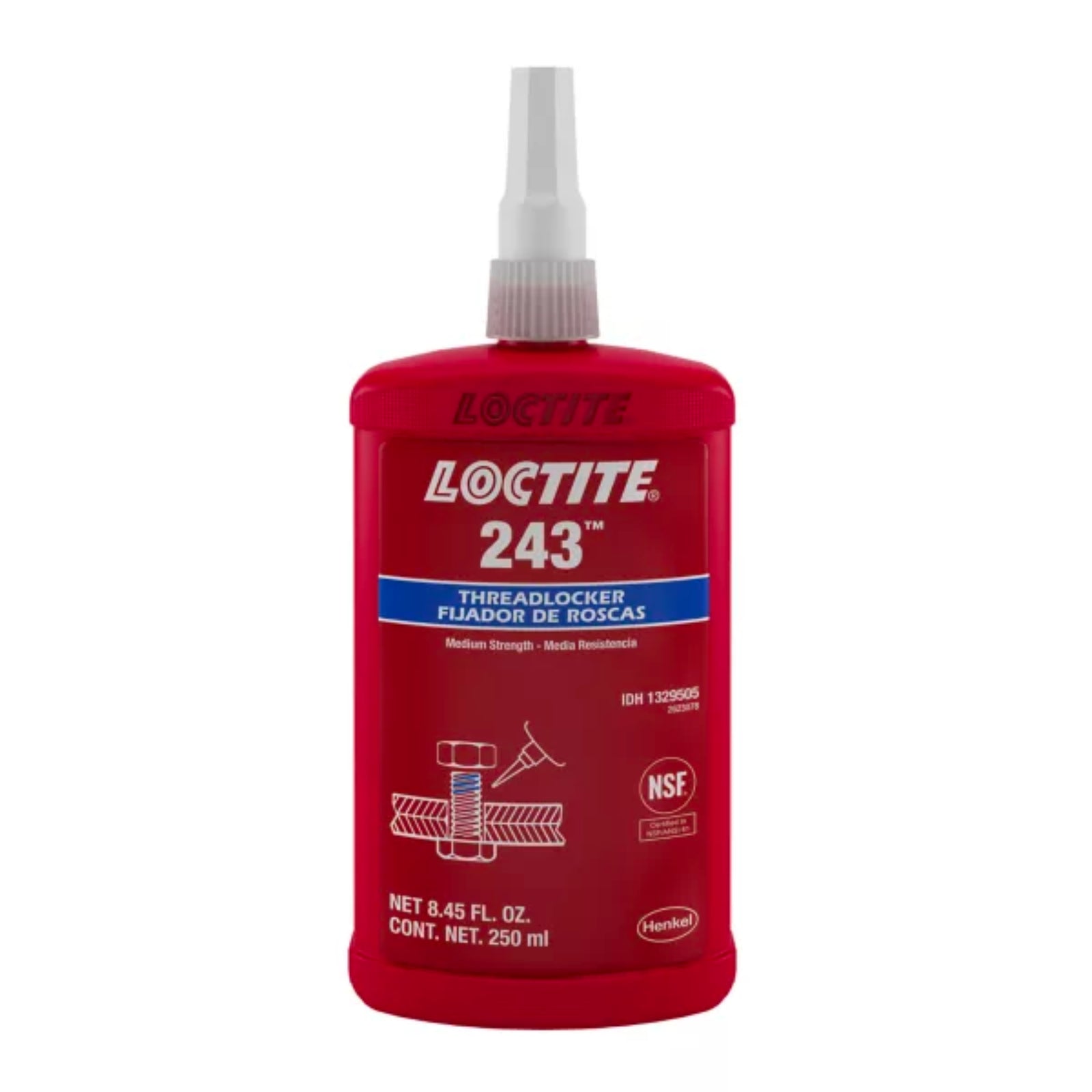 Loctite 243 Medium Strength Blue Threadlocker