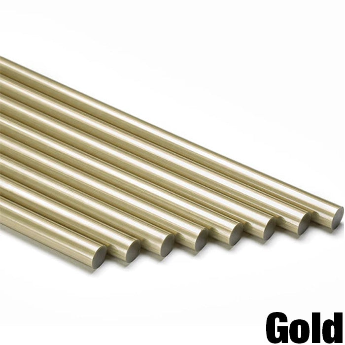 Colored Hot Glue Sticks: Blue, Red, Green, Gold, Silver, and More