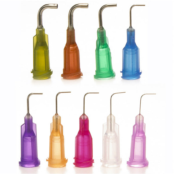 Techcon TE Series Bent Tip Dispensing Needle Tips - Techcon Systems
